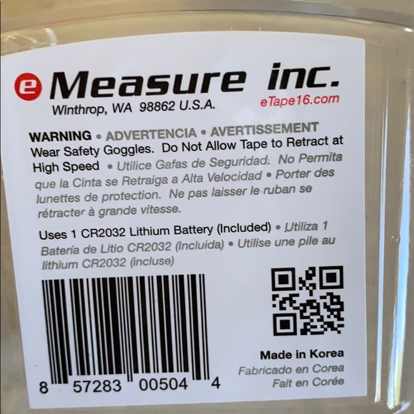 Accessories | E Measure Inc Battery Operated Tape Measurement | Poshmark